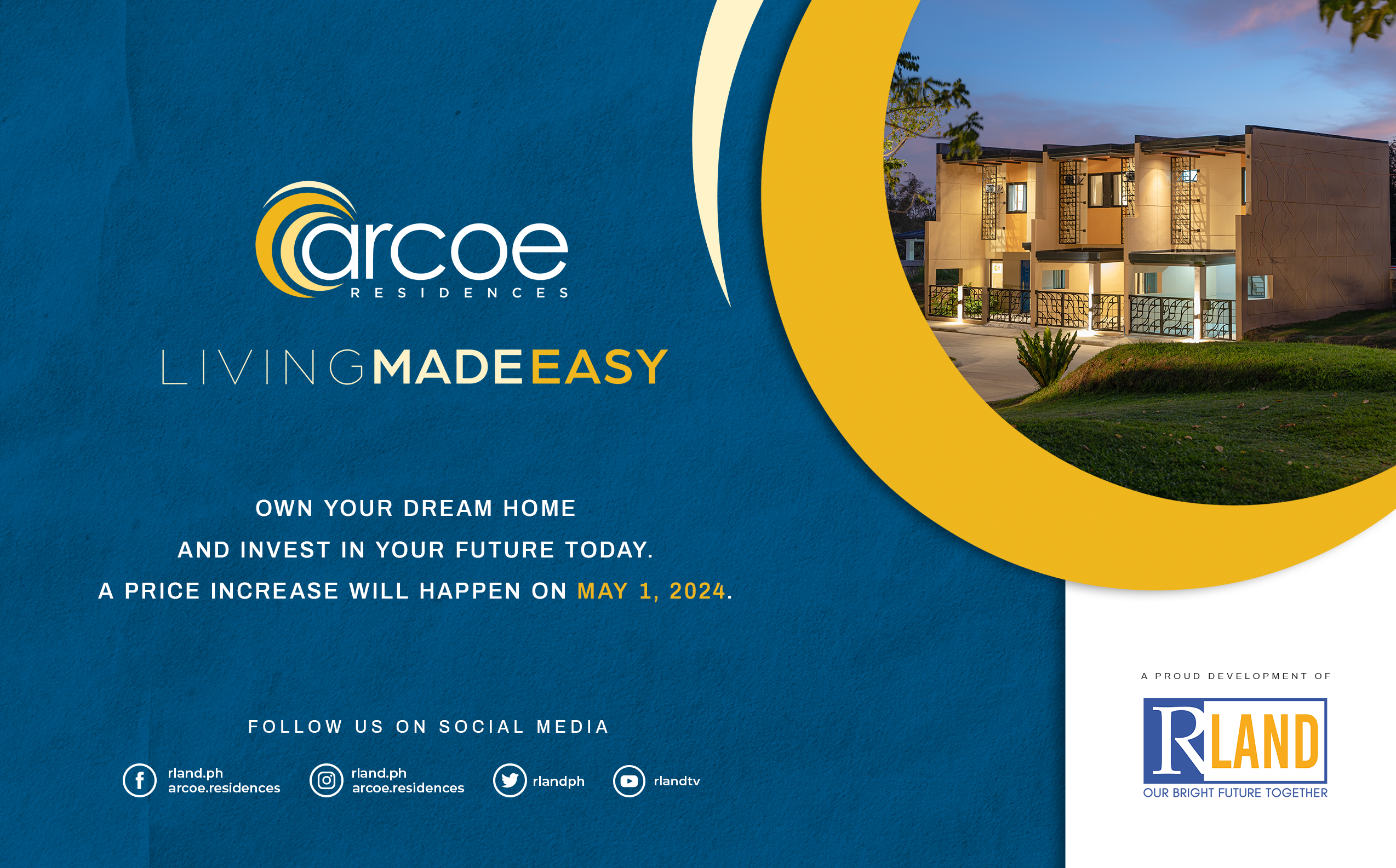 Arcoe Residences | R LAND DEVELOPMENT INC.
